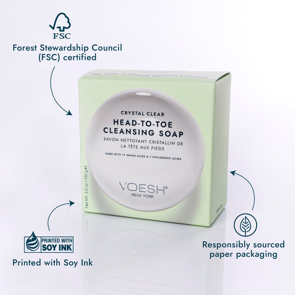 Crystal Clear Head-To-Toe Cleansing Soap | VOESH New York